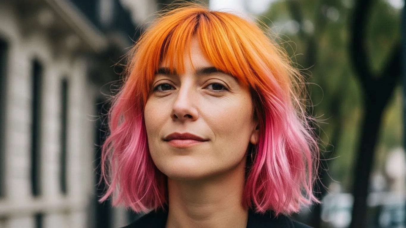 24 Vivid Choppy Bob Hairstyles With Bold Color Ideas