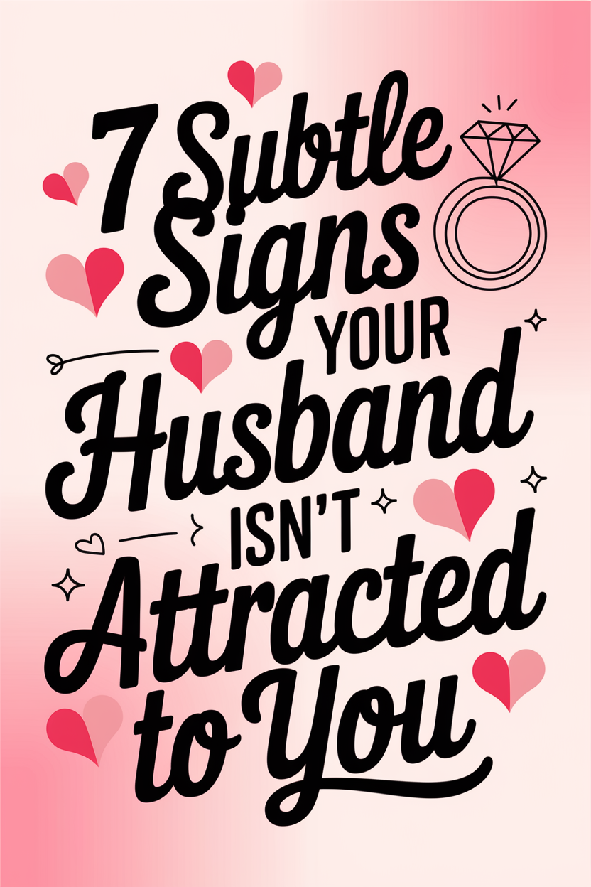 7 Subtle Signs Your Husband Isn't Attracted To You