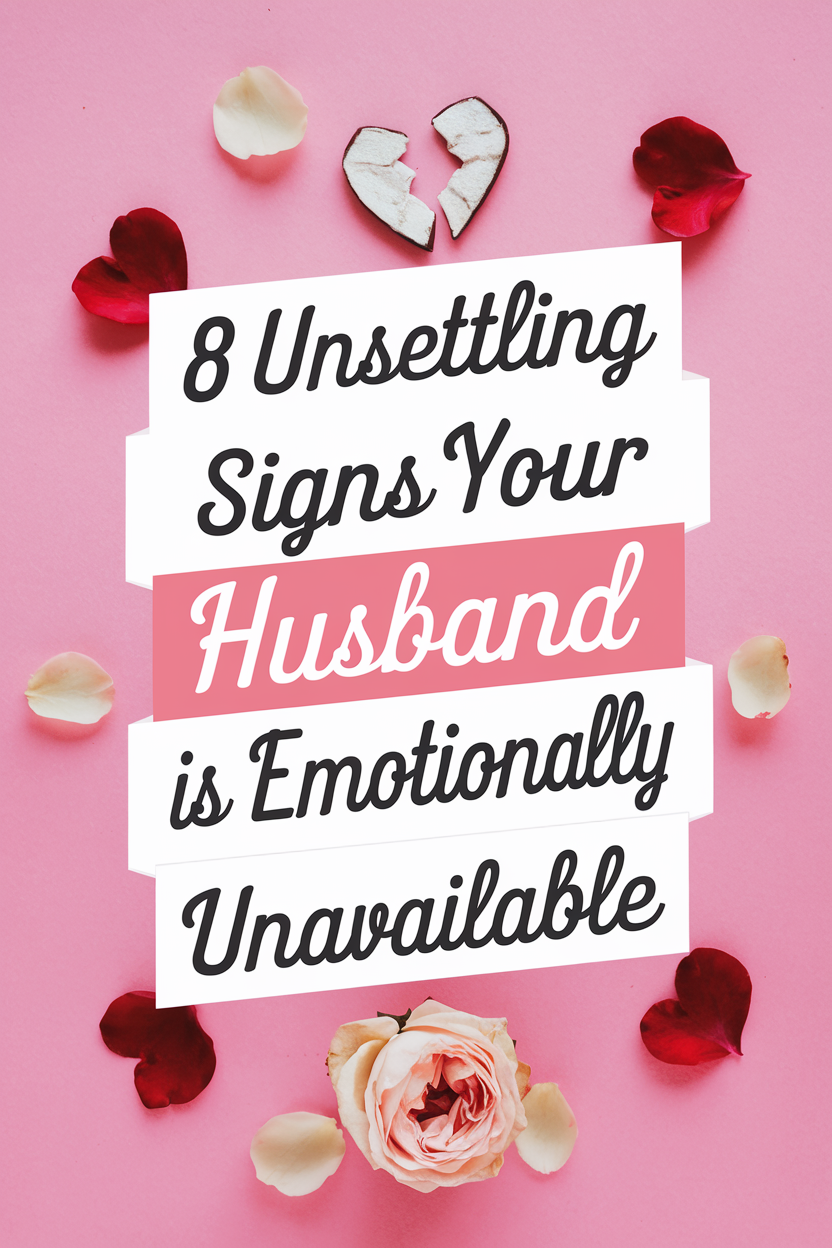8 Unsettling Signs Your Husband Is Emotionally Unavailable