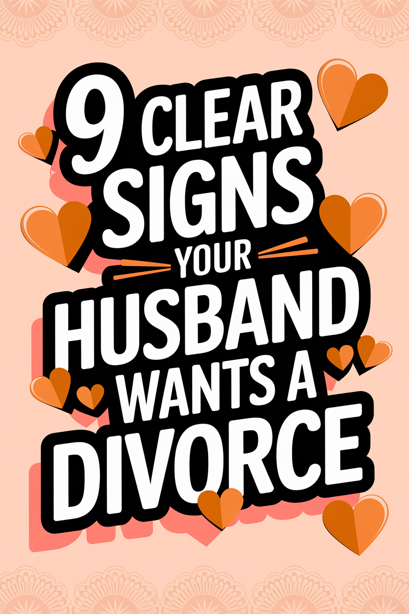 9 Clear Signs Your Husband Wants A Divorce