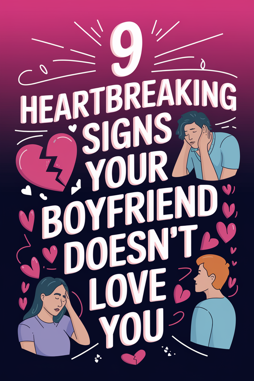 9 Heartbreaking Signs Your Boyfriend Doesn't Love You