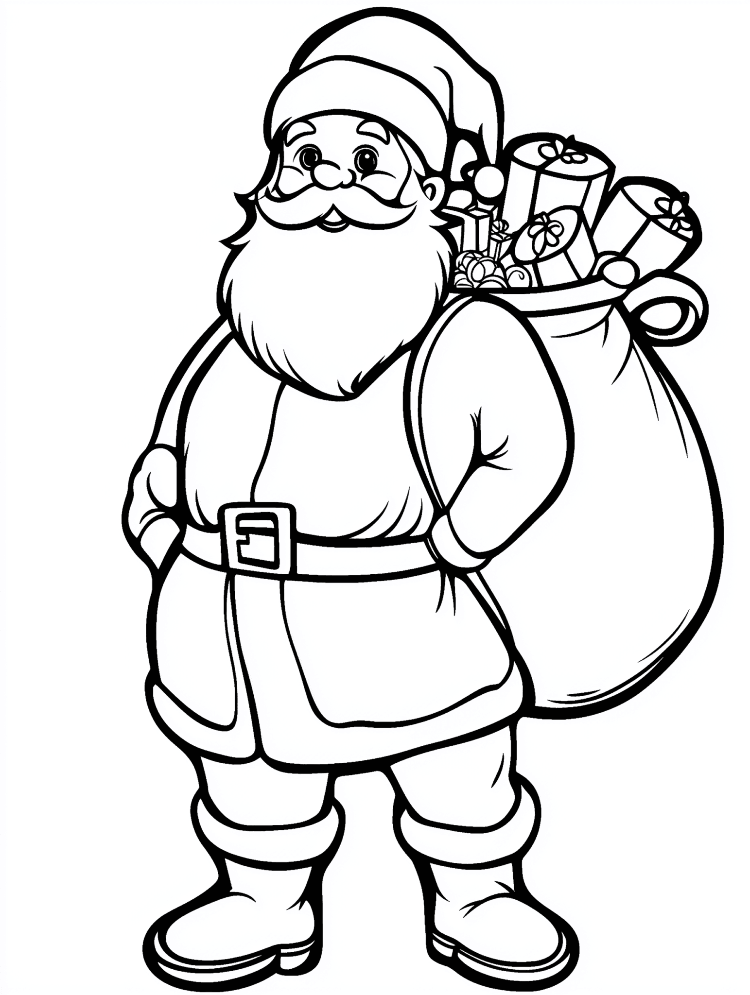 25 Christmas Themed Coloring Pages For Kids