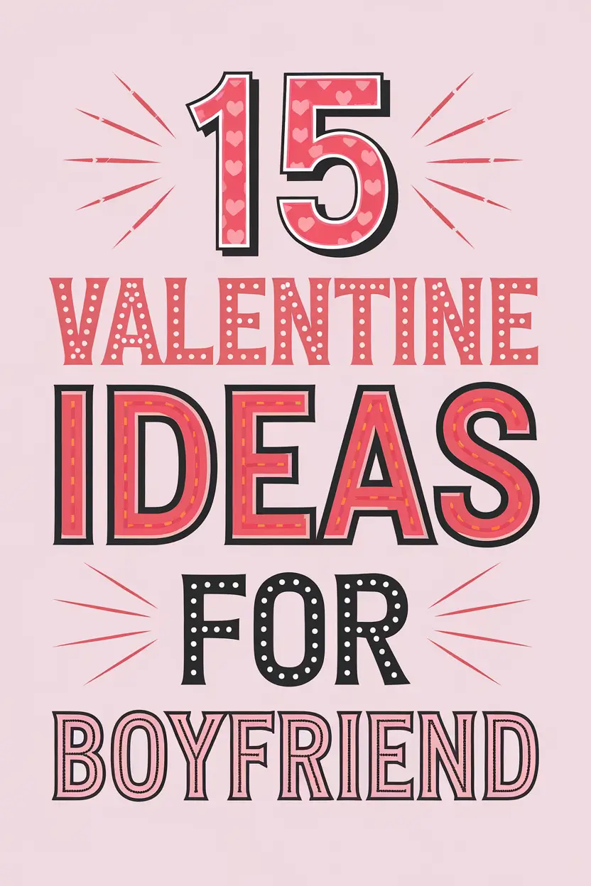 15 Valentine Ideas For Boyfriend