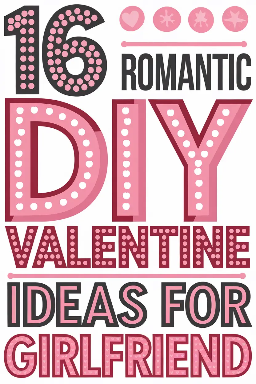 16 Romantic DIY Valentine Ideas For Girlfriend