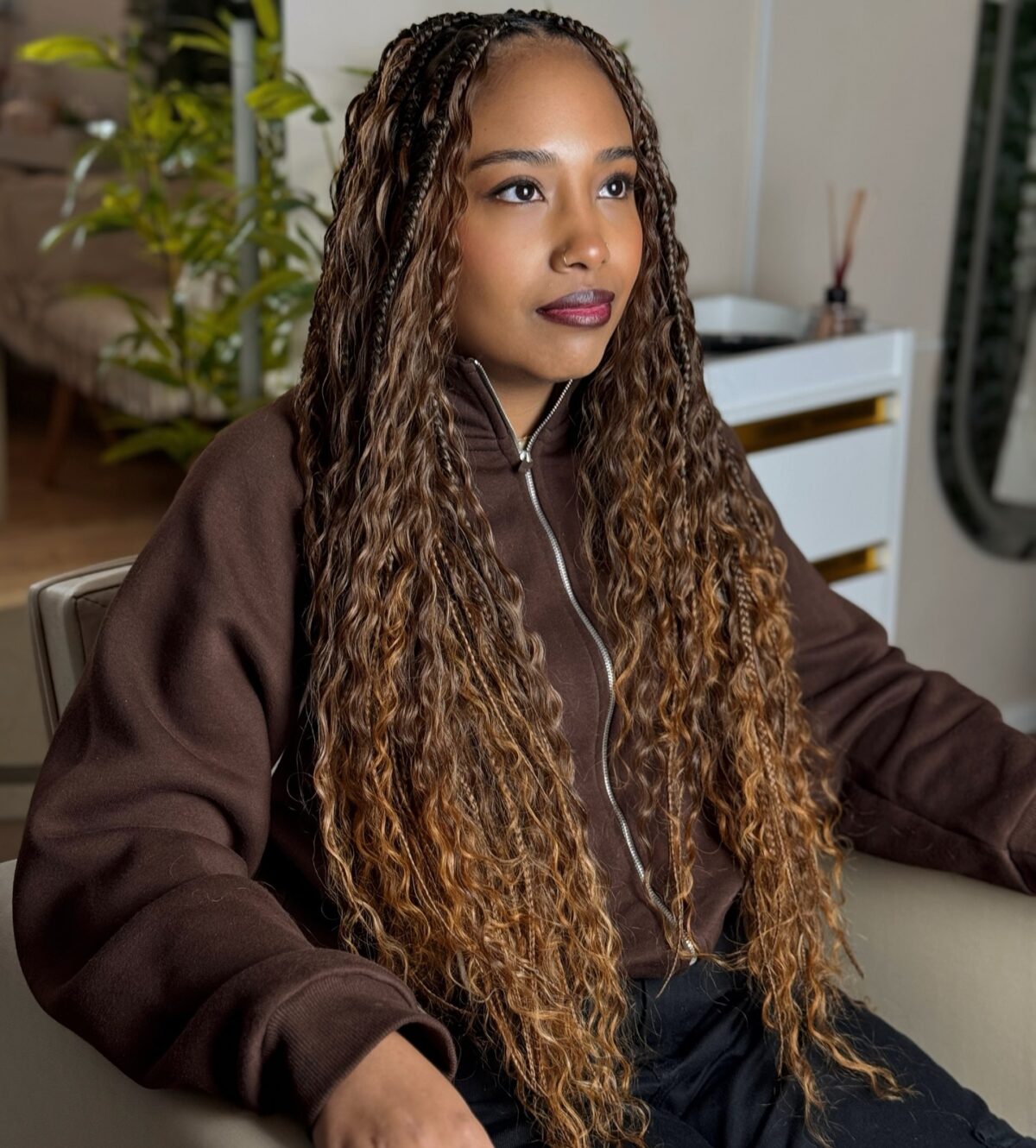 25+ Gorgeous Goddess Braids With Color To Elevate Your Style
