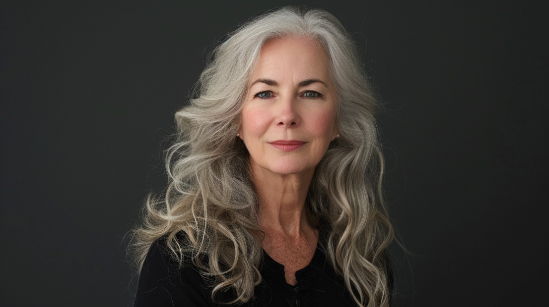 25+ Long Gray Hairstyles For Women Over 50