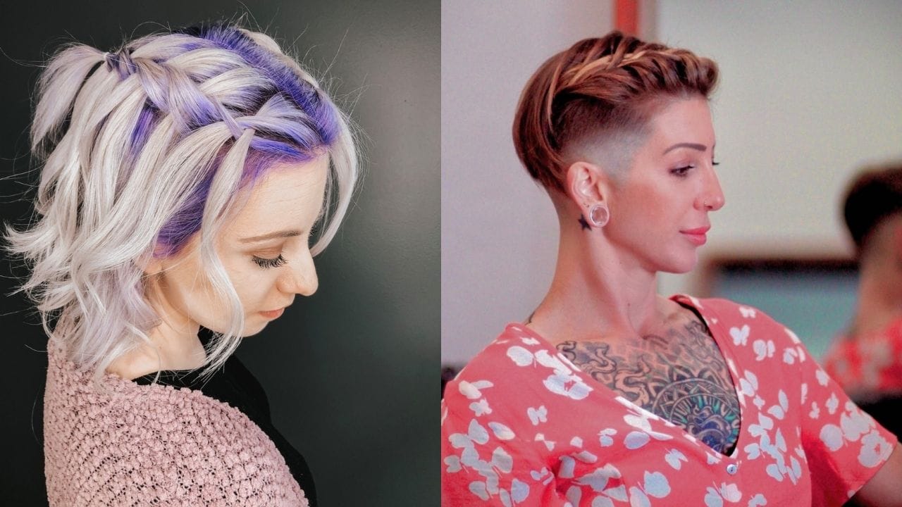 18+ Eye-Catching Braided Hairstyles For Short Hair To Stand Out