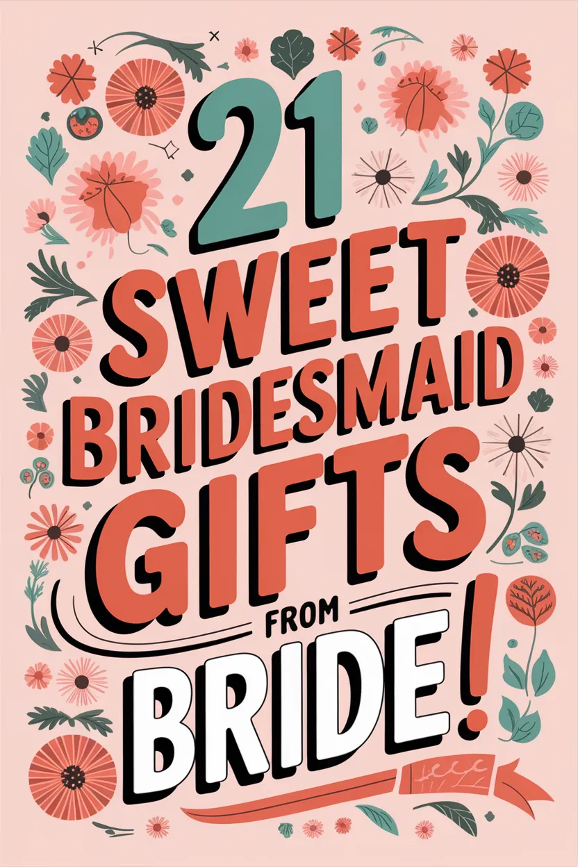 21 Sweet Bridesmaid Gifts From Bride To Her Best Girls