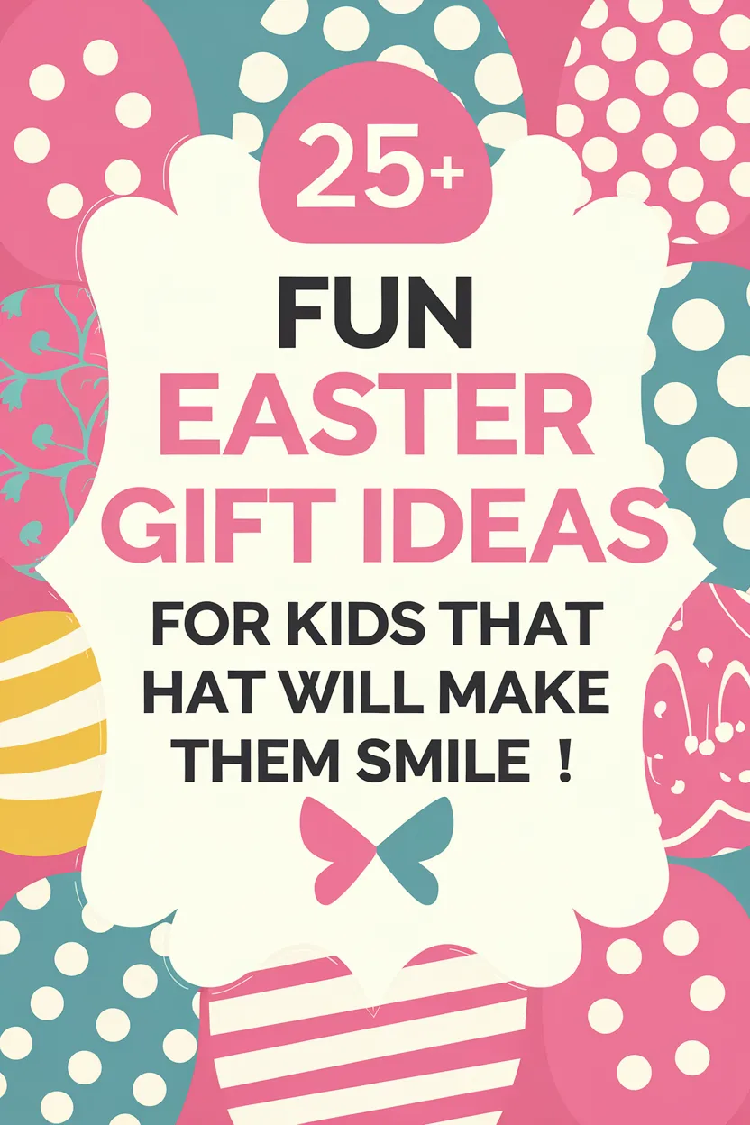 25+ Fun Easter Gift Ideas For Kids That Will Make Them Smile