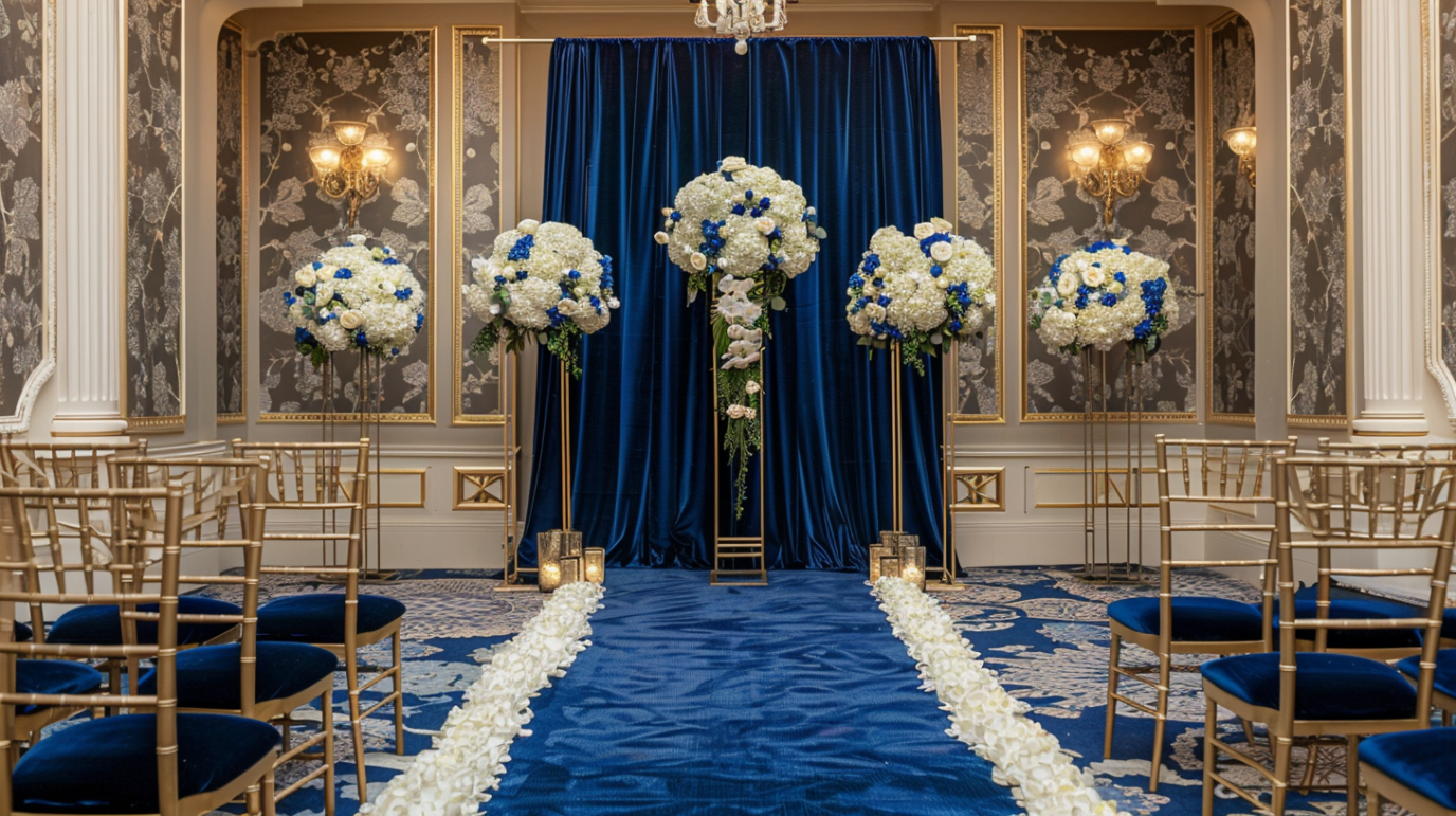 25+ Eye-Catching Royal Blue Wedding Decor For A Touch Of Luxury
