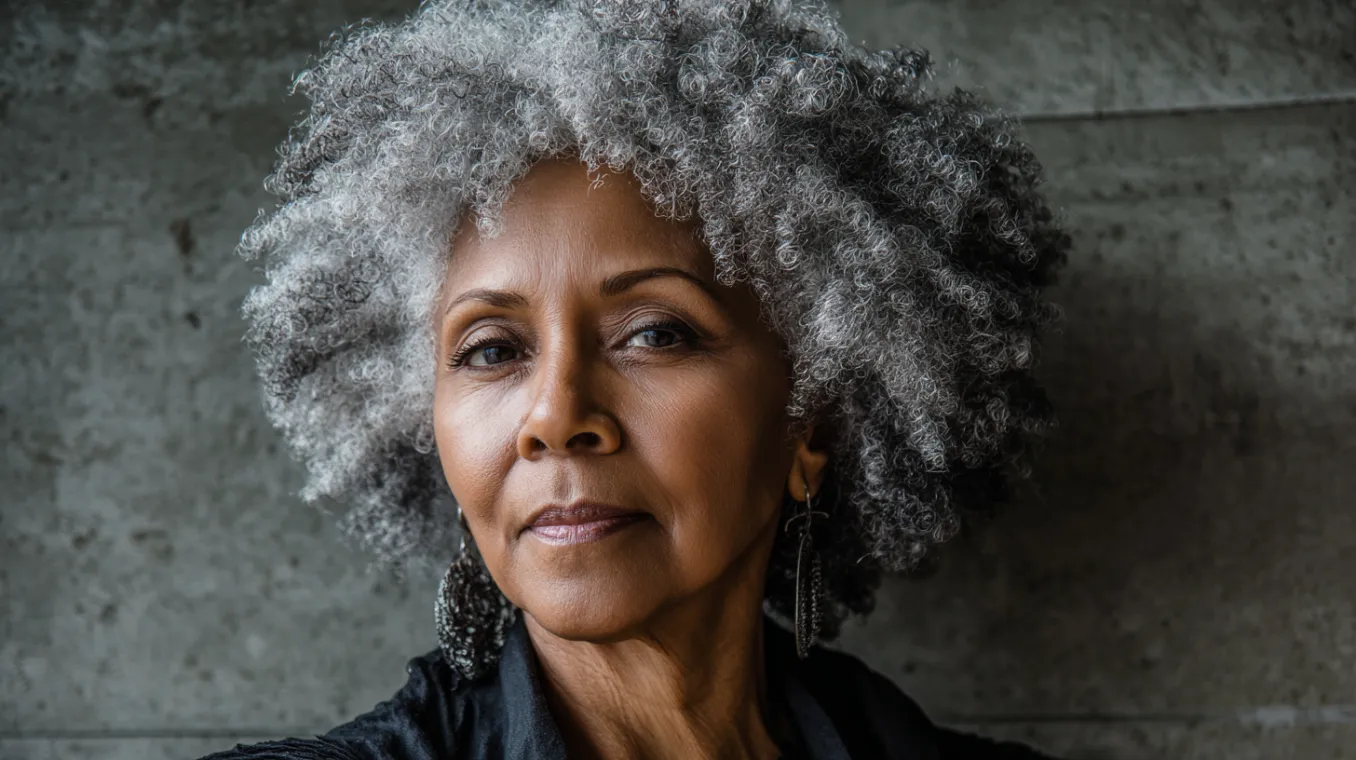 25+ Flattering Natural Hairstyles For Black Women Over 60 To Highlight ...