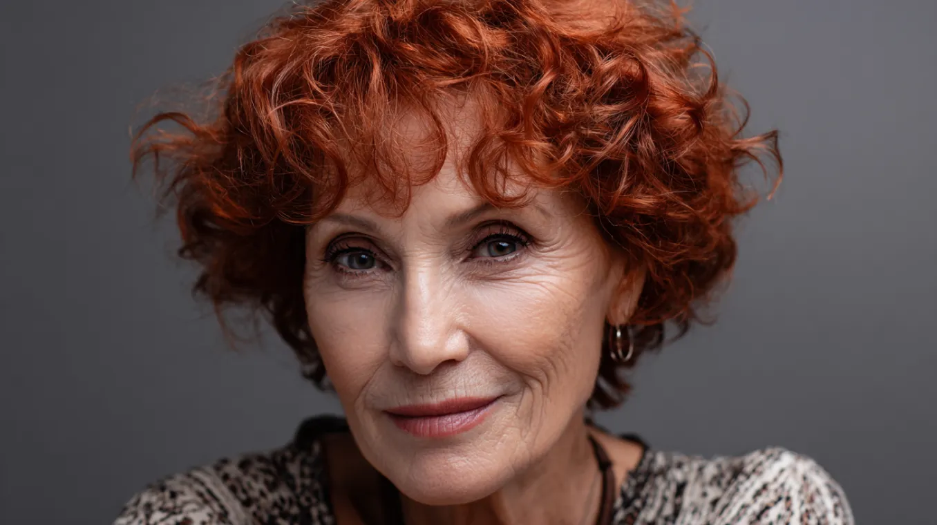 23+ Eye-Catching Red Hair Ideas For Women Over 60 For A Fresh Update