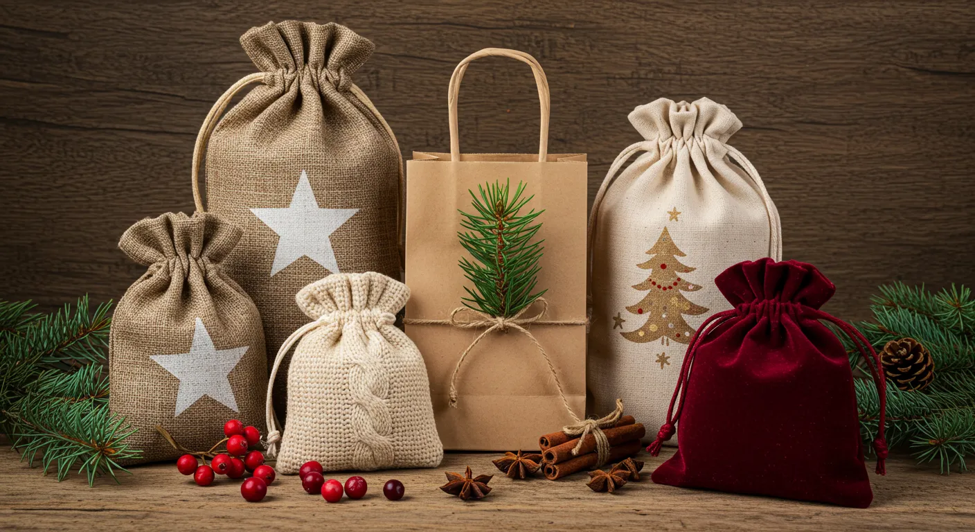 18 Cute Christmas Gift Bag Ideas That Look Handmade