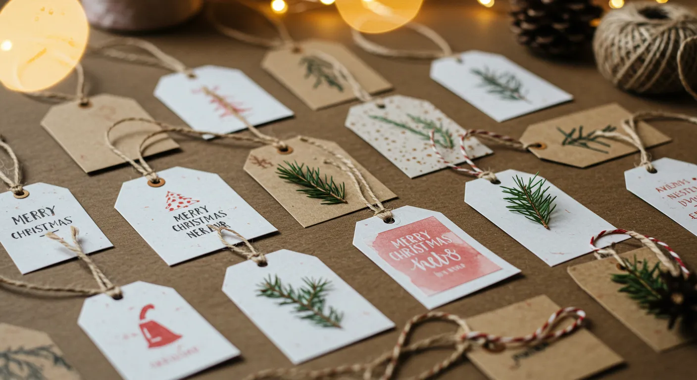 21 Festive DIY Christmas Gift Tag Ideas That Add A Personal Touch