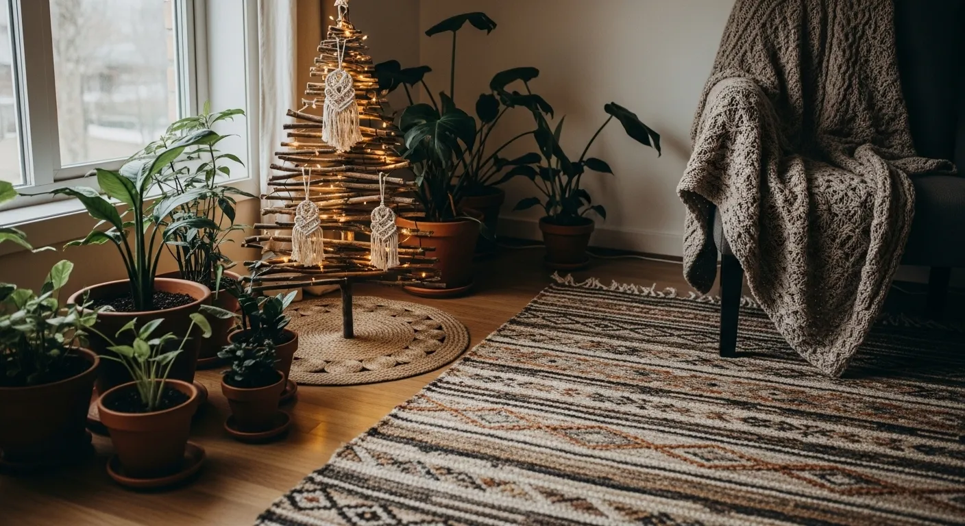16 Boho Christmas Tree Designs For A Relaxed And Artistic Vibe